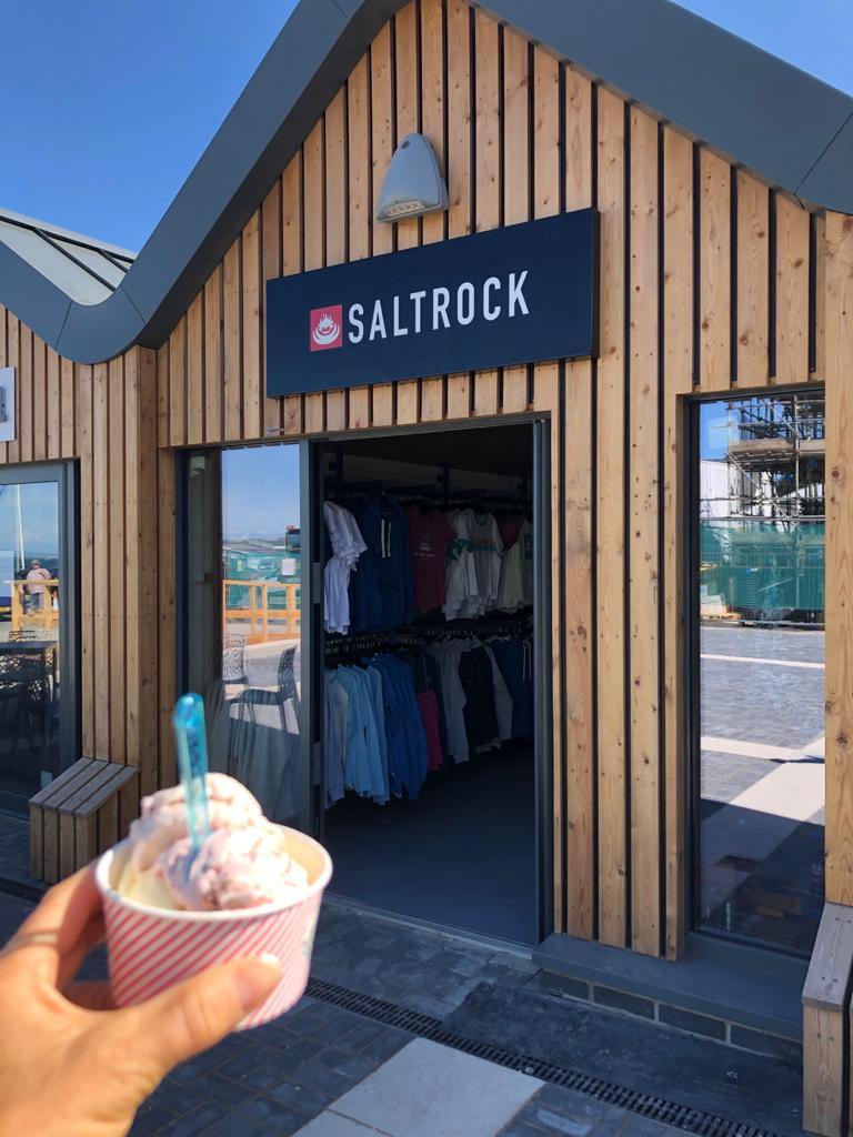 We're in Saundersfoot!