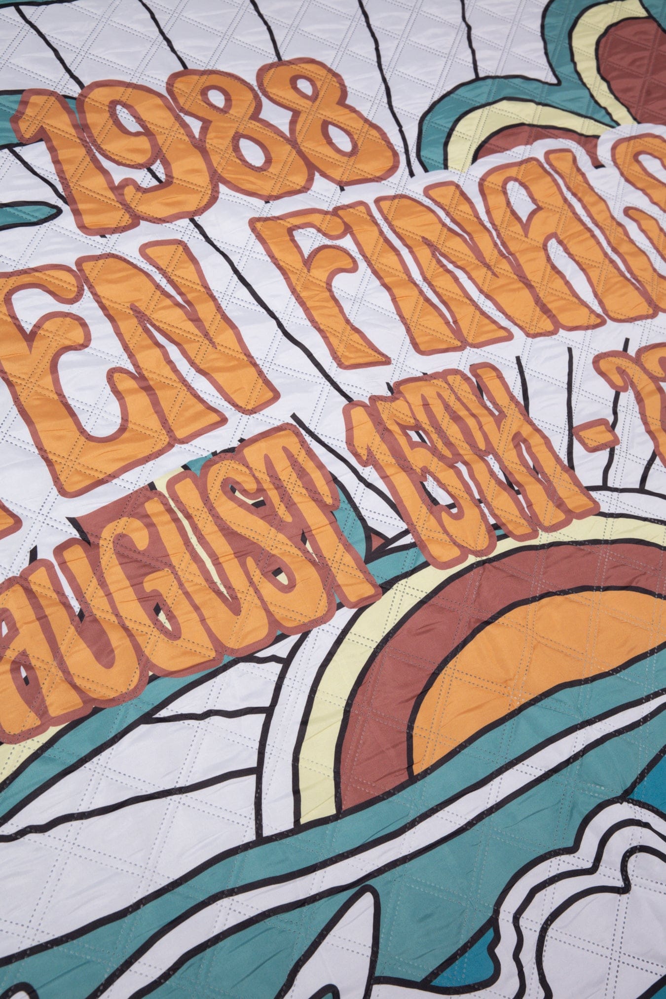 Open Finals - Beach Mat - Blue