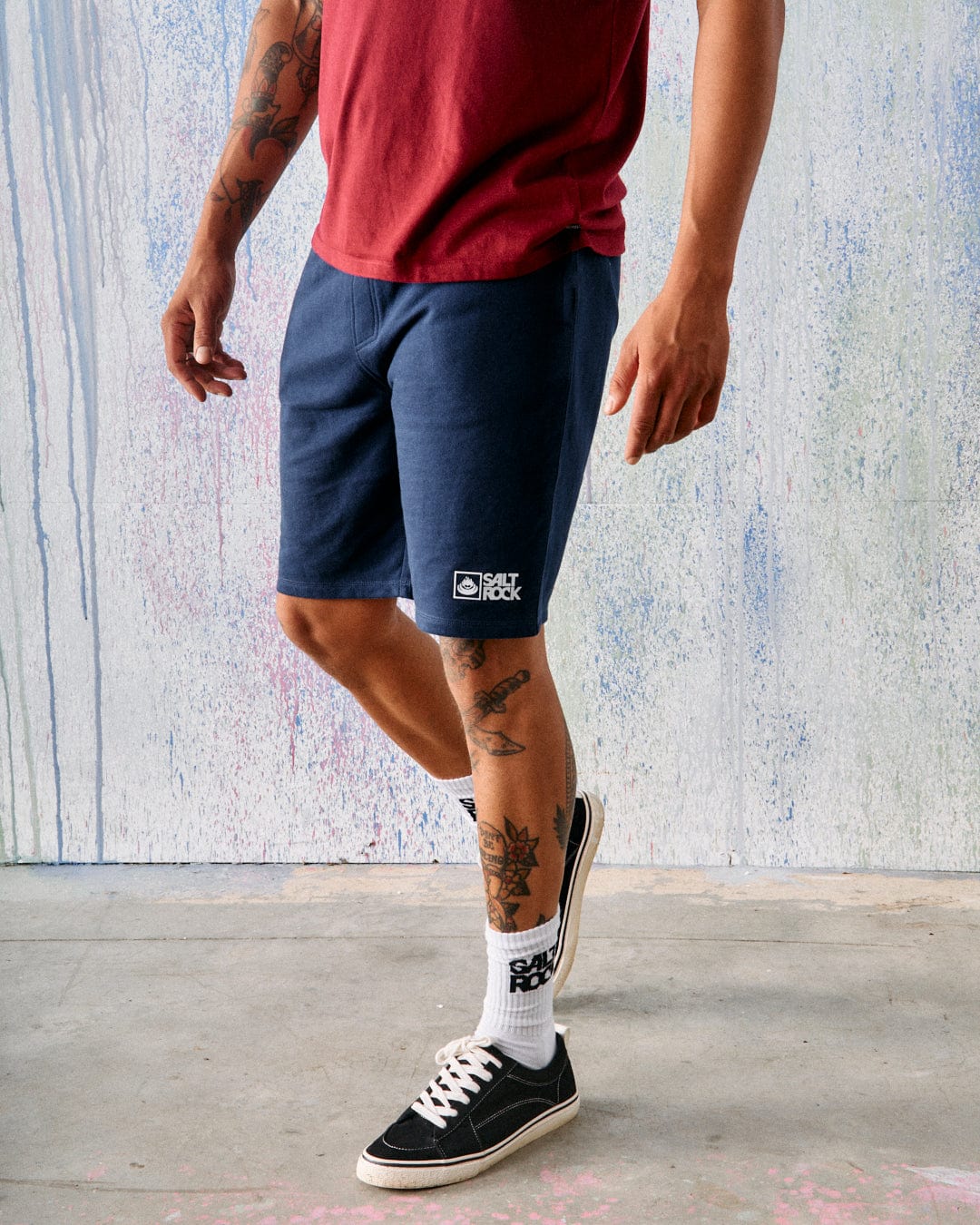 Saltrock Original - Mens Pop Hood - Blue Marl