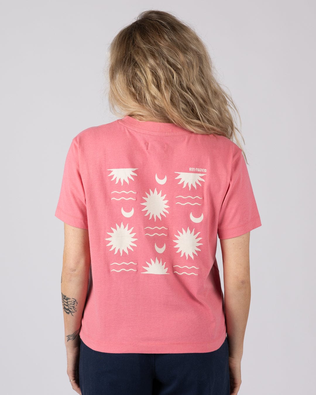 Equinox Womens Boxy T-Shirt in Pink